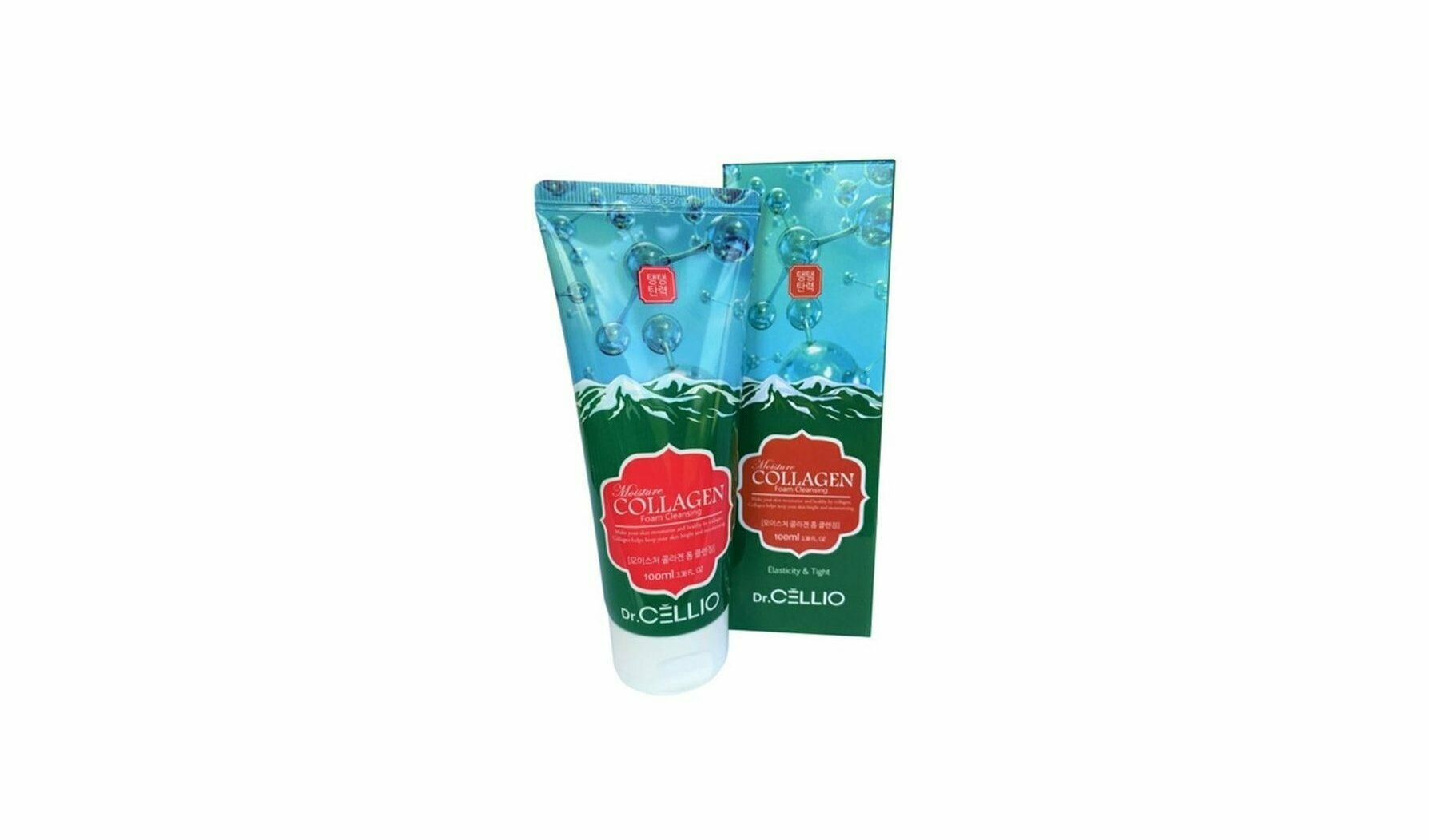 Dr. Cellio Пенка для умывания с коллагеном Collagen Derma Lift Solution Foam Cleansing, 180 мл/