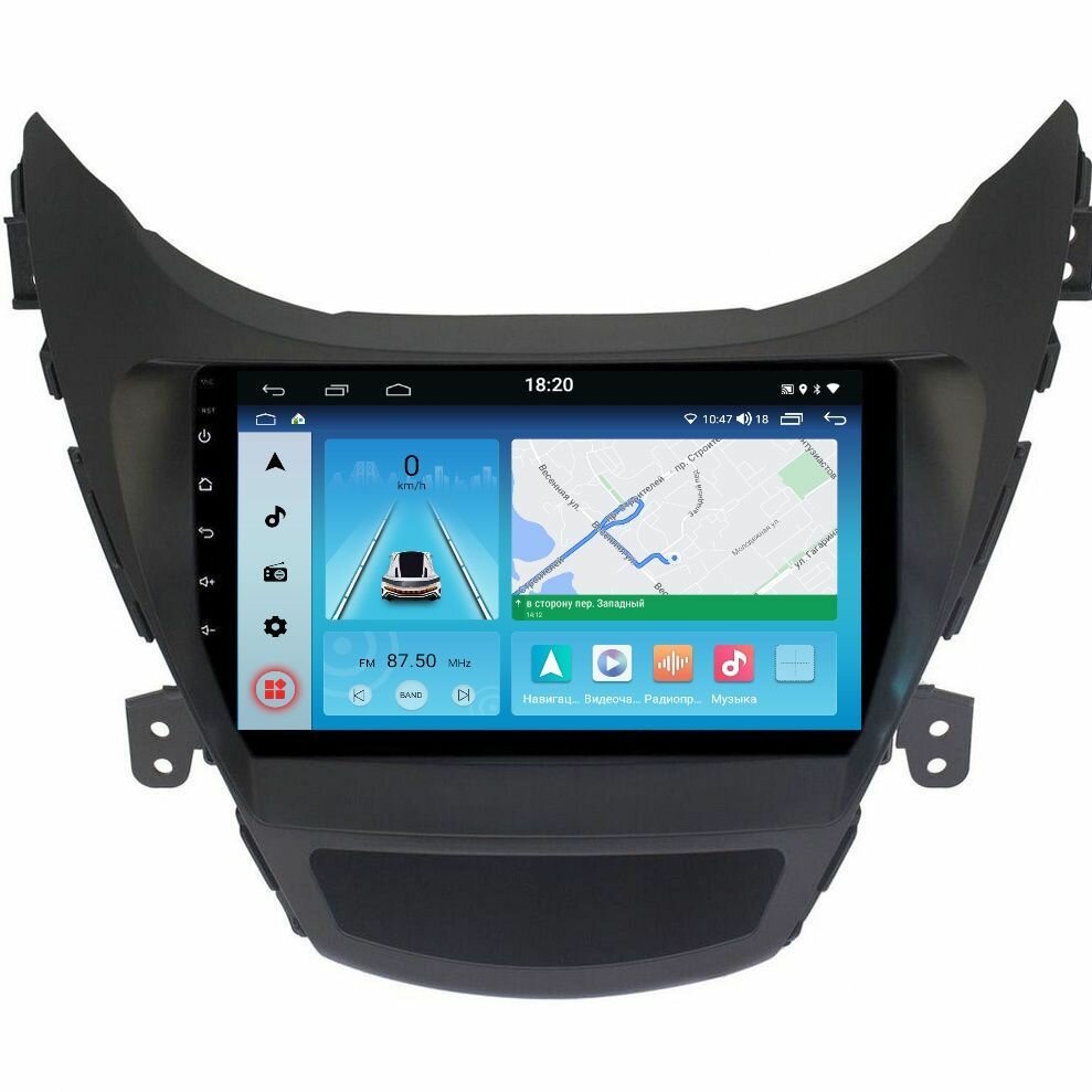 Магнитола Epic T18 Hyundai Elantra 5 (MD) 2011-2014 - Android 12 - Процессор 8 ядерный - Память 4+64Gb - Carplay - DSP - 4G(Sim)