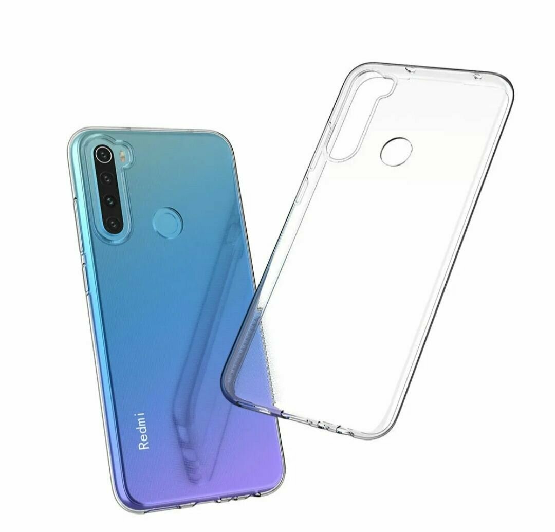 Силиконовый прозрачный чехол для Xiaomi redmi Note 8, ксиоми редми нот 8