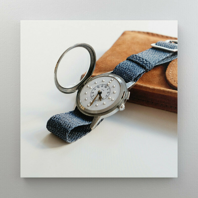 Интерьерная картина на холсте "Мужские часы", размер 60x60 см