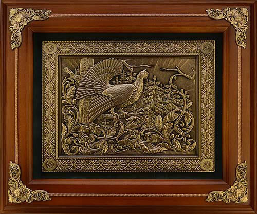 Деревянная ключница Тетерев 34*29*9см GAL-14-205/КС-11