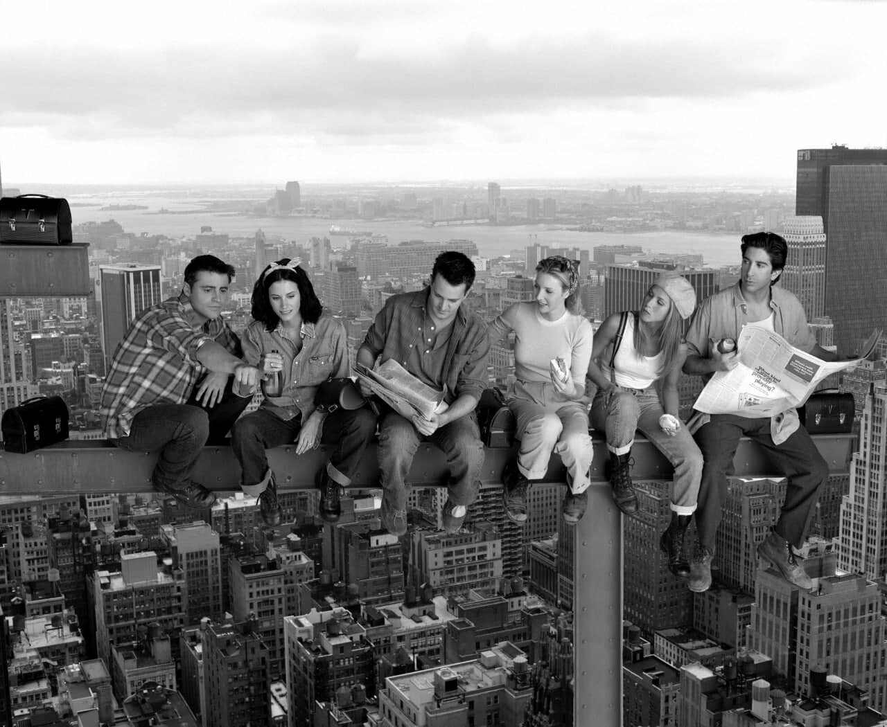 Плакат, постер Друзья (Friends,1994-2004г) на холсте, размер 30х42см