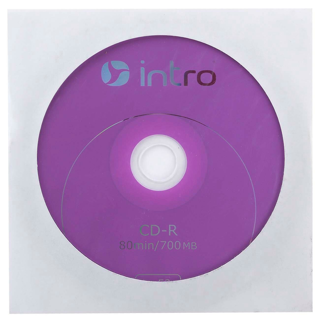 CD-R диск Intro 52X 700MB конверт (UL120230A8C)