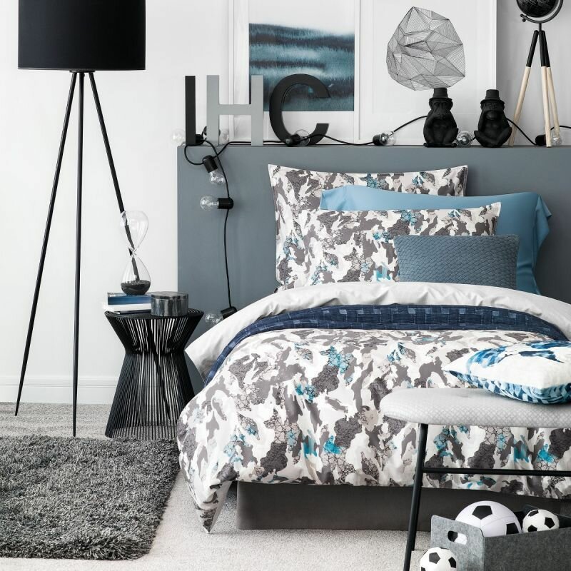 Togas Комплект постельного белья полуторный "Флинт" 145x200/180x220/50x70-2 сатин, хлопок