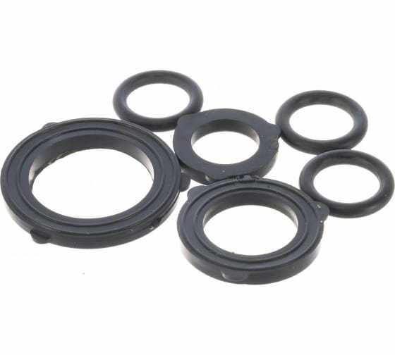 Набор резиновых прокладок GRINDA из пластмассы для переходников 3 шт, для адаптеров 3 шт(1/2,3/4,1) 8-426387_z01 6 шт/уп