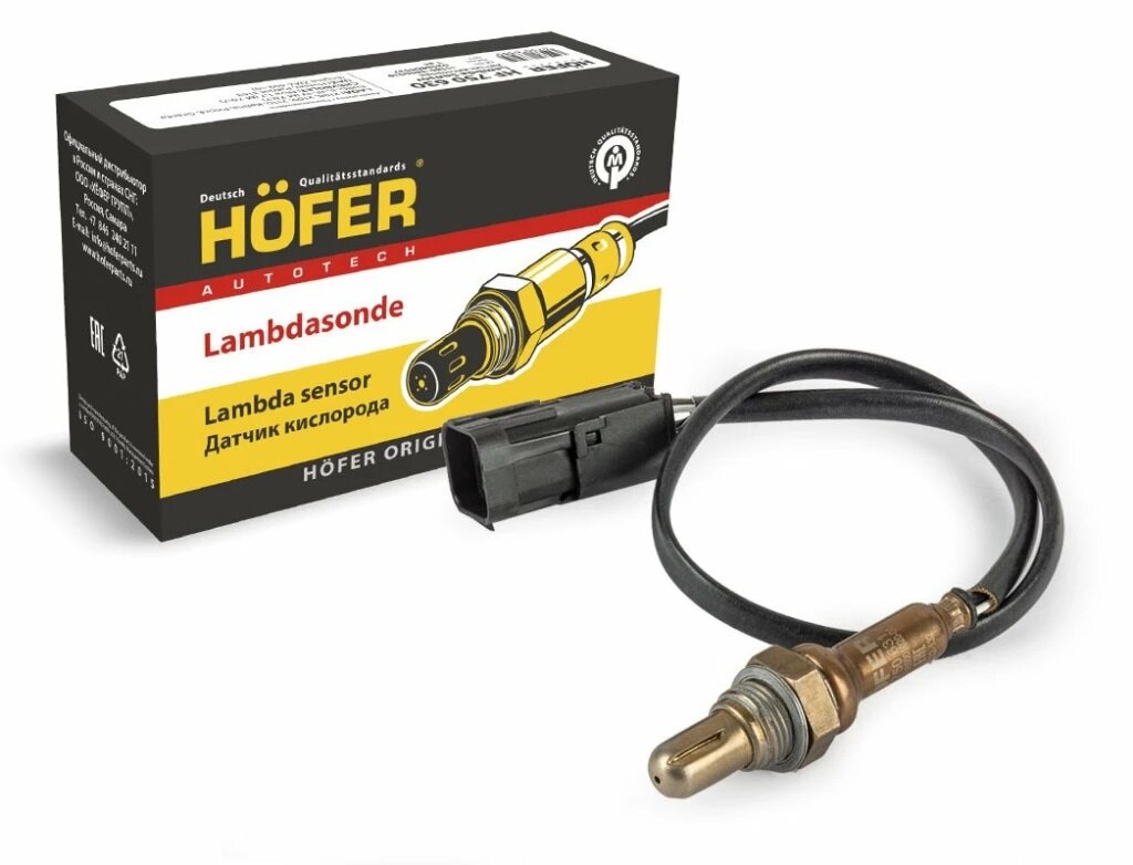 Датчик кислорода (L-зонд) ВАЗ 2105-074, до катализ ОЕМ 28122177 HOFER арт. HF 750 631