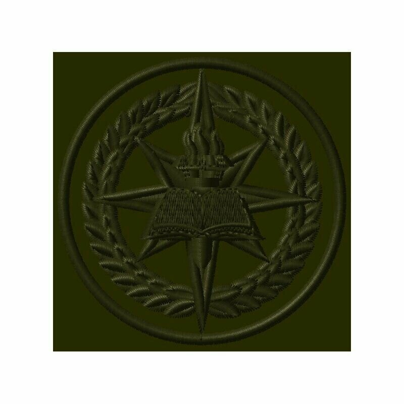 Шеврон Всероссийского студенческого корпуса спасателей волонтёр, полевой. С липучкой. Размер 80x80 мм по вышивке.