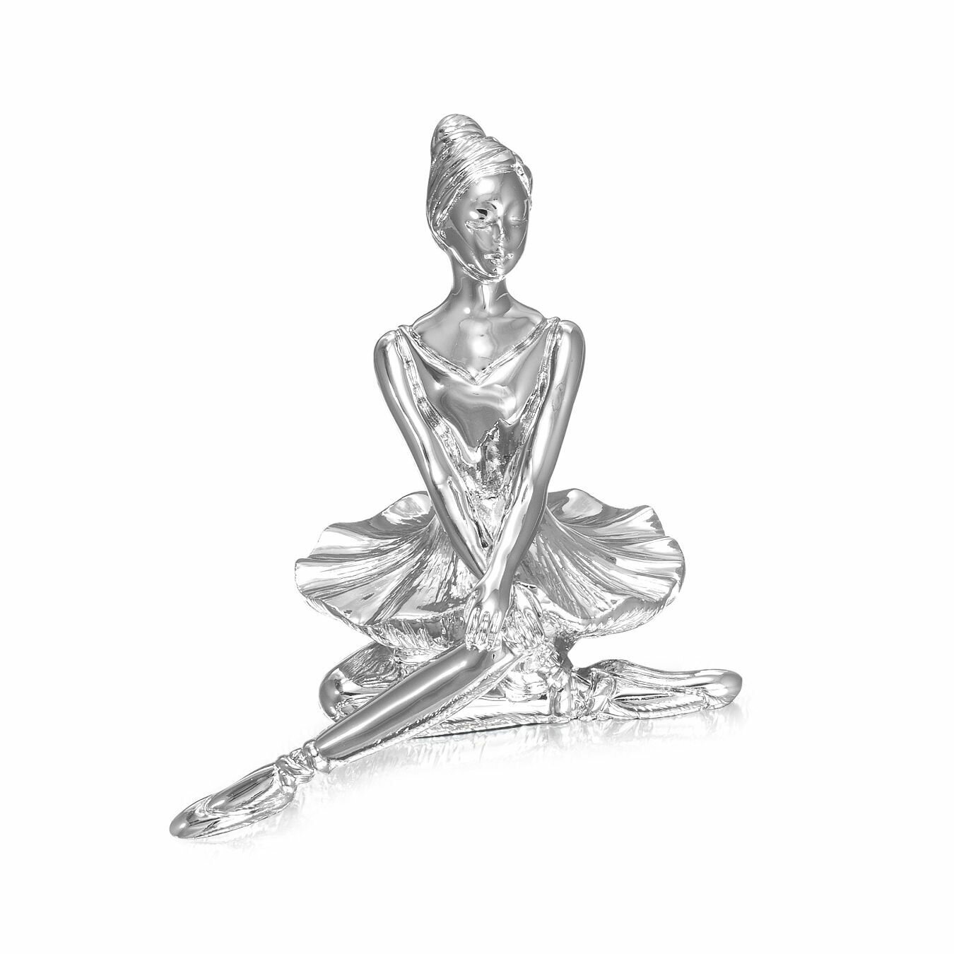 Статуэтка "Балерина" / с серебрением / 7 см / Италия / GiovinArte / 4123/780