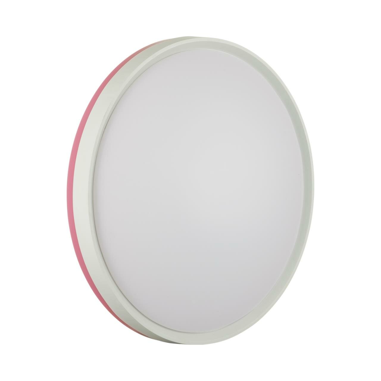 7708/DL COLOR SN 154 Светильник пластик/белый/розовый LED 48Вт 4000К D420 IP43 KEZO PINK Sonex
