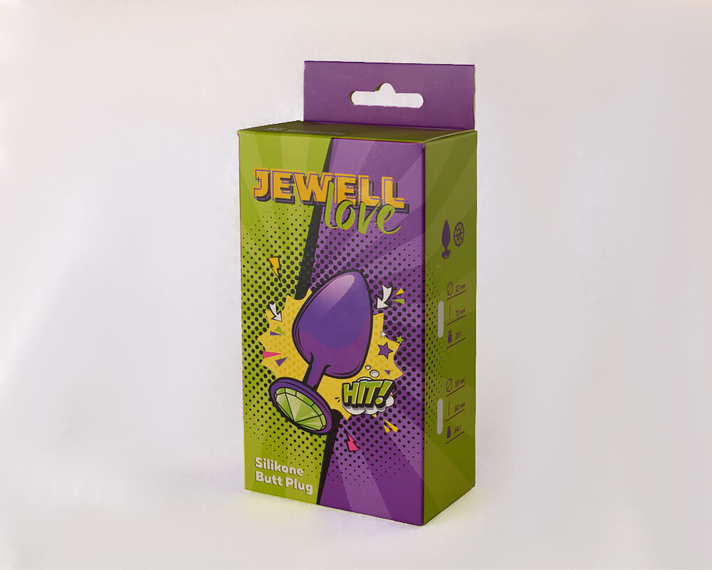 Плуг анальный, силиконовый, 28 мм.