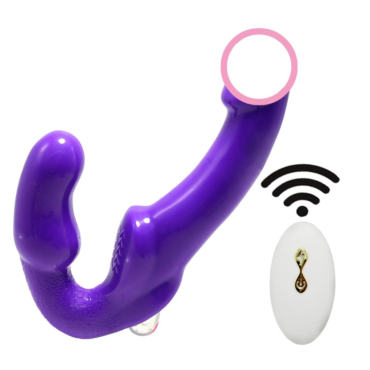 Страпон безремневой с пультом управления