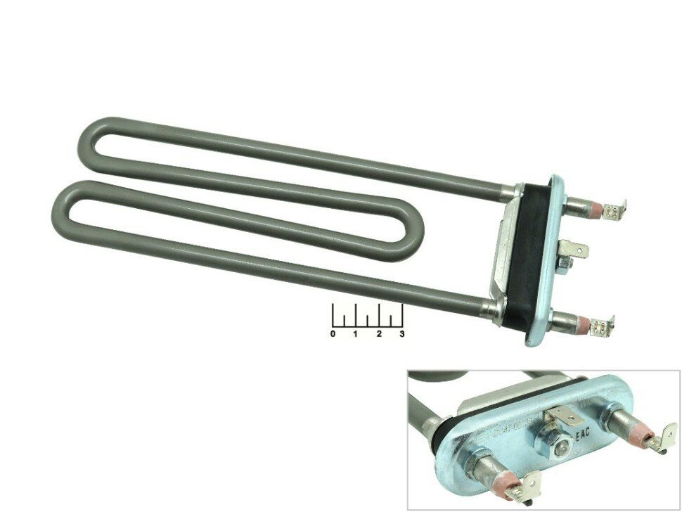 Тэн для стиральной машины 2000W 220мм керамика