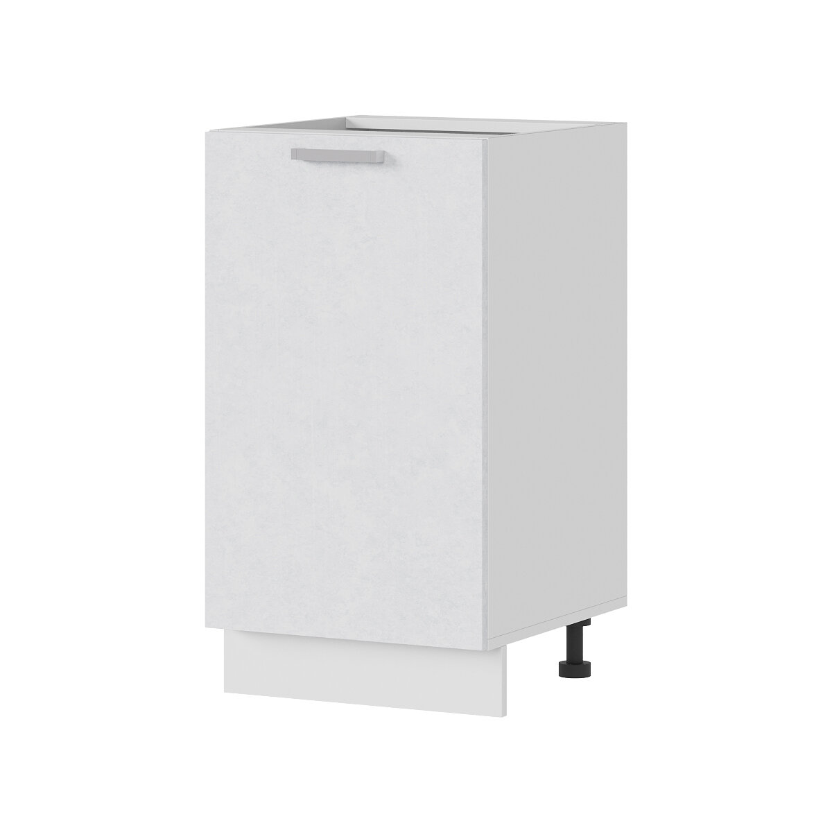 Кухонный шкаф напольный без столешницы Бетоны ШН 450 Белый / Бетон снежный