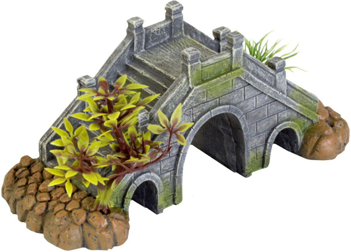 Грот для аквариума Homefish Мост 16,5 х 7,5 х 7,5 см (1 шт)