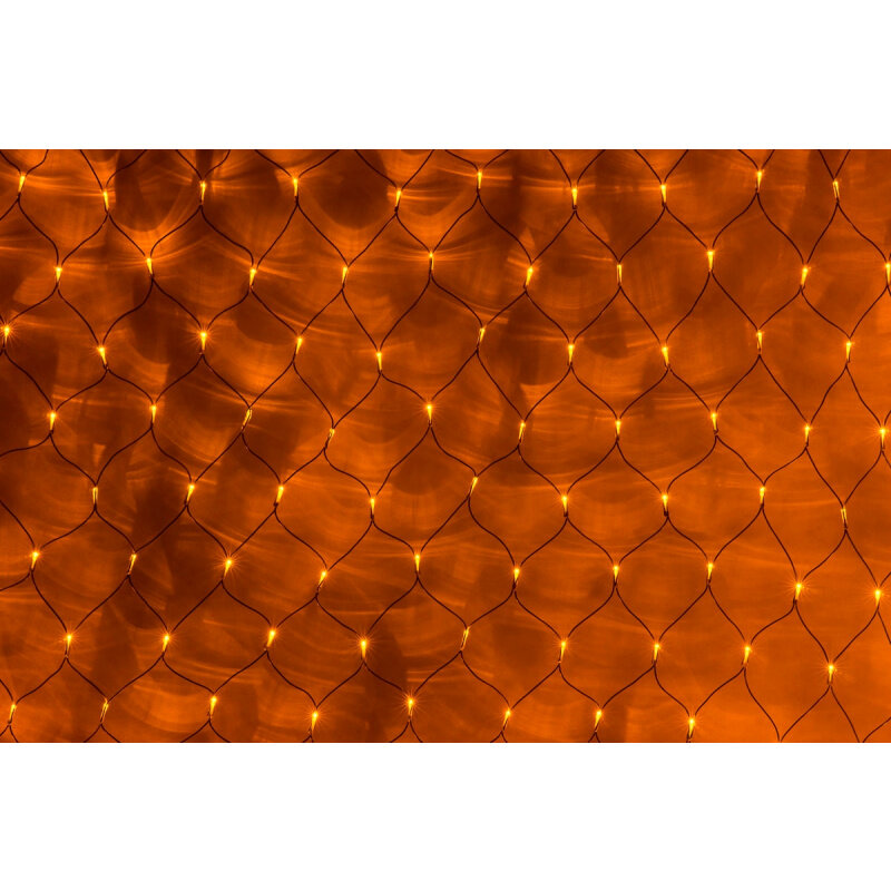LED-SNL-540-2*4M-240V-Y/BL Гирлянда Сеть 2*4м, желтые LED/черный провод, соединяемая Neo-Neon