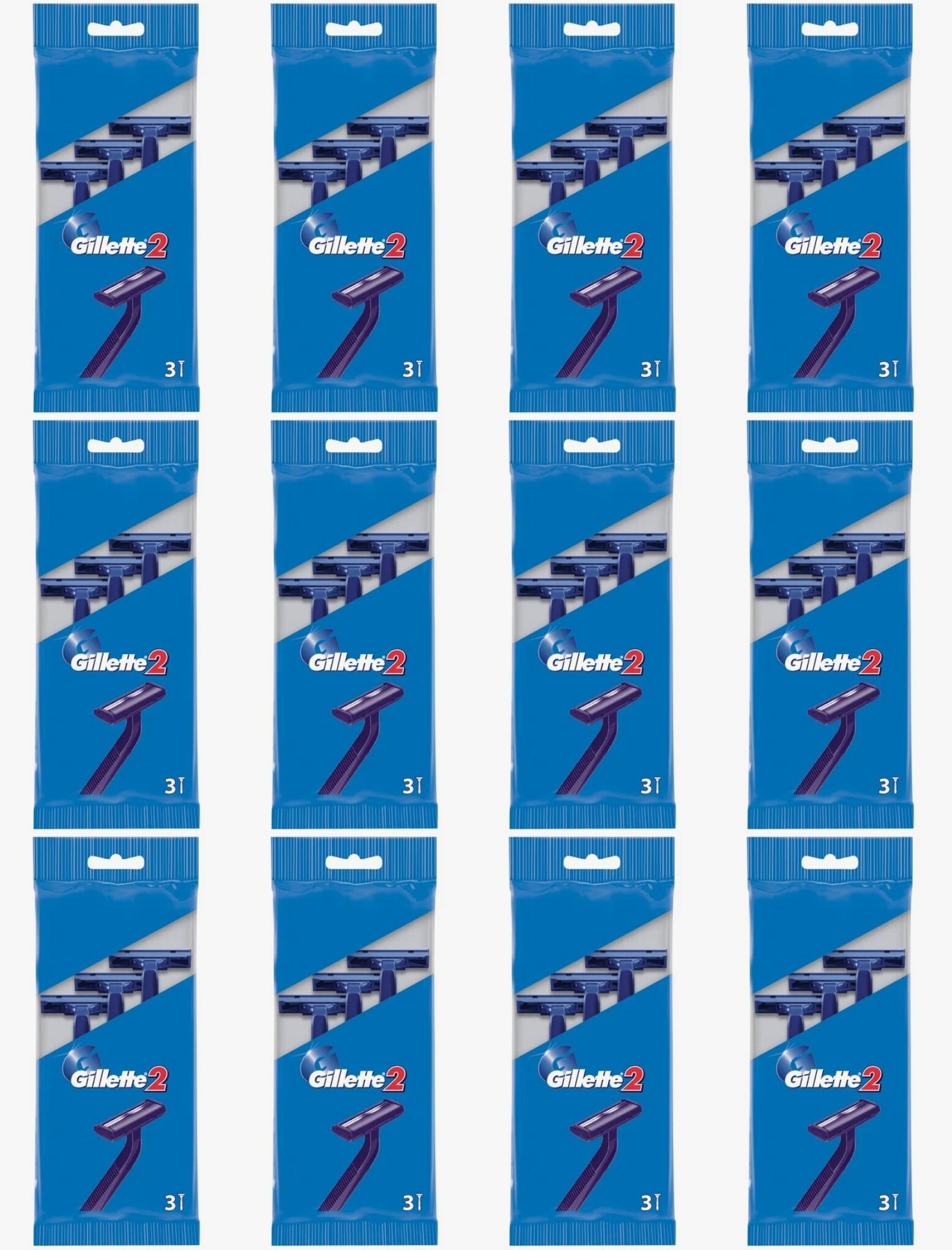 Gillette Станок бритвенный, 12 уп