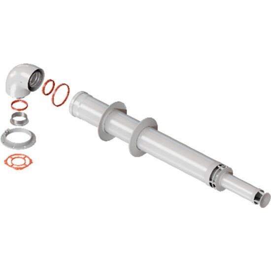 Комплект дымохода Rommer RCA-6010-261220 антилед 60/100 - 1220мм (IMMERGAS)