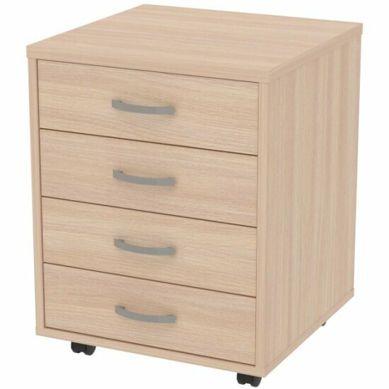 Тумба Меб-фф подкатная ТВ-26 цвет дуб молочный