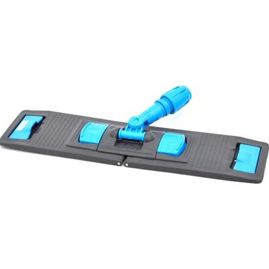 Держатель A-vm МОПа универс пластик 50х13см серый синяя рукоятка NPK196-B