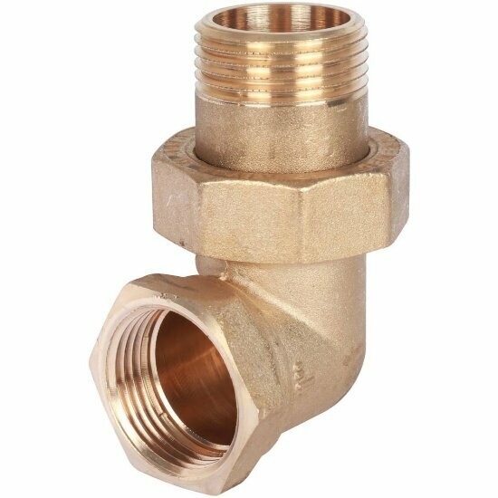 Разъемное соединение Stout SFT-0056-000001 угловое "американка" ВН, уплотнение под гайкой o-ring кольцо 1"