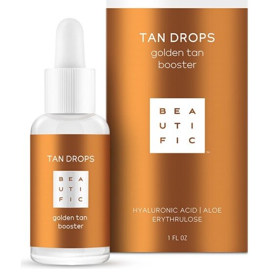 Автозагар для лица Beautific Tan Drops с эффектом загара, 30 мл