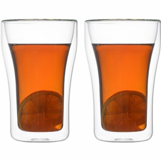 Набор из двух стеклянных стаканов Smart Solutions 350 мл (KW-SS-CPST-GLS-350)