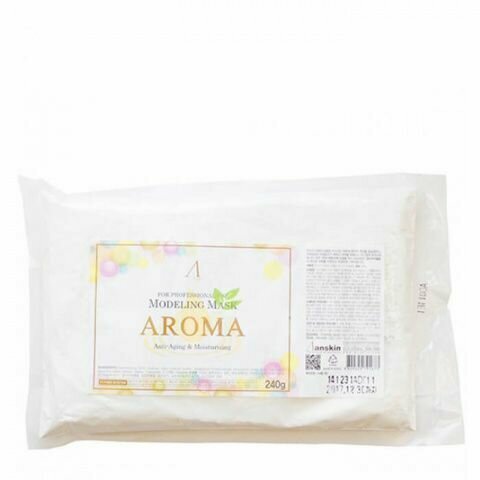 Anskin Original Маска для лица косметическая, альгинатная антивозрастная питательная, Aroma Modeling Mask (пакет), 240гр