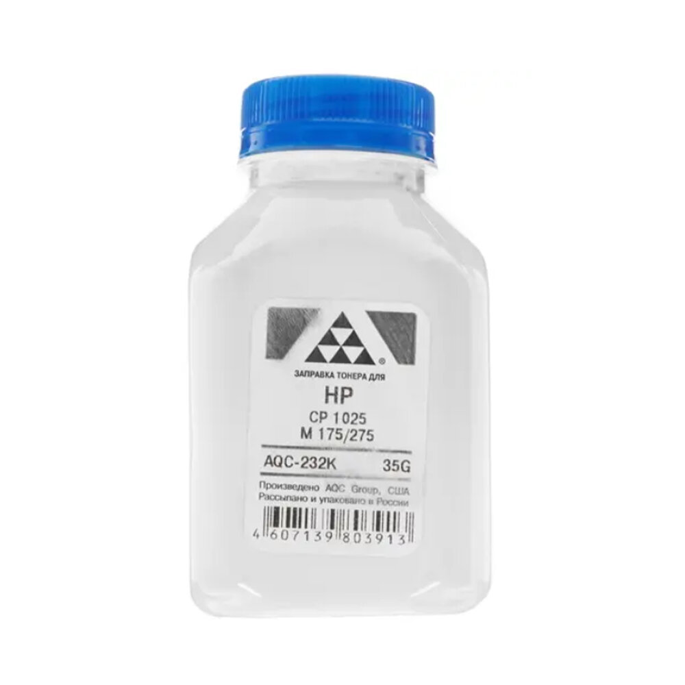 Тонер AQC (AQC-232K) для HP CP 1025, M 175, 275 Black (35г) (1 шт)