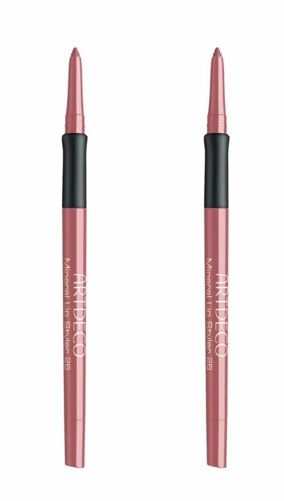 ARTDECO Карандаш для губ Mineral Lip Styler тон 26, 0.4 г, 2 шт