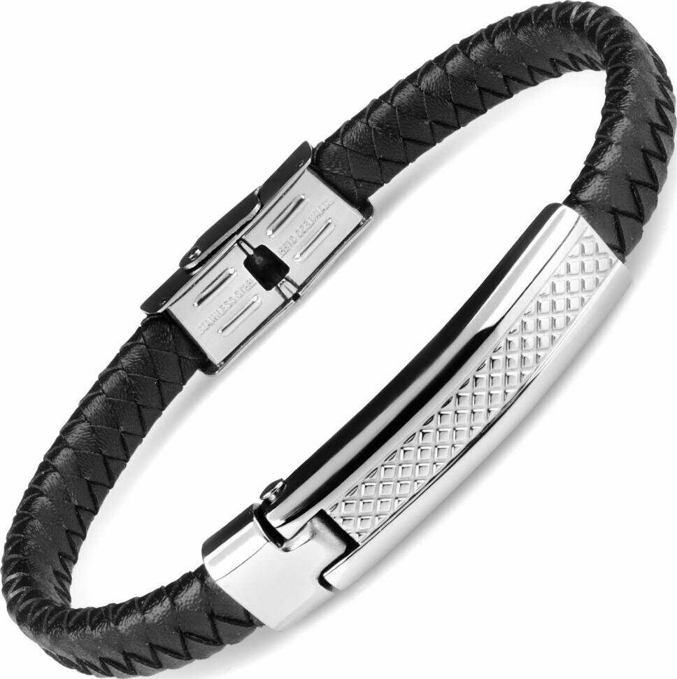 Плетеный браслет, металл