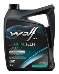 Wolf Моторное Масло Wolf Officialtech 5W-30 C1 5Л