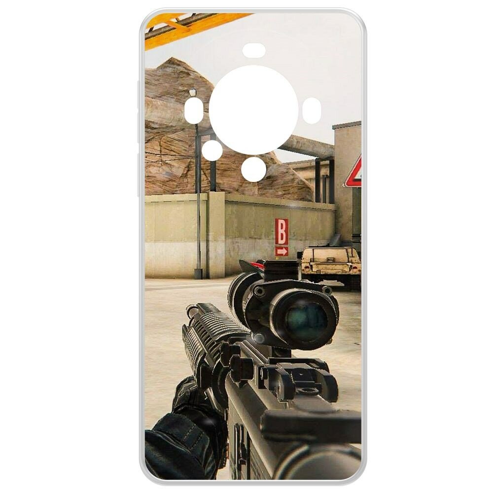 Чехол-накладка Krutoff Clear Case Cтандофф 2 (Standoff 2) - Оптика для Huawei Mate 60 Pro