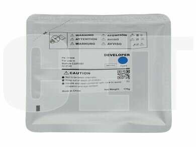 Девелопер IU-214C для KONICA MINOLTA Bizhub C227/C287 (CET) Cyan, 170г, 90000 стр, CET171038