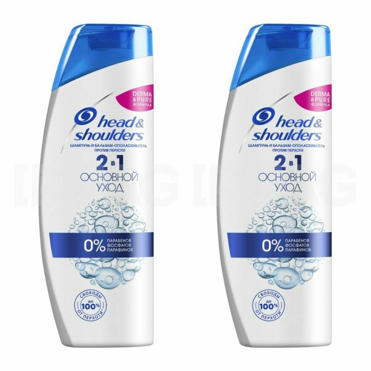 HEAD & SHOULDERS Шампунь основной уход 2в1, 400 мл, 2 шт.