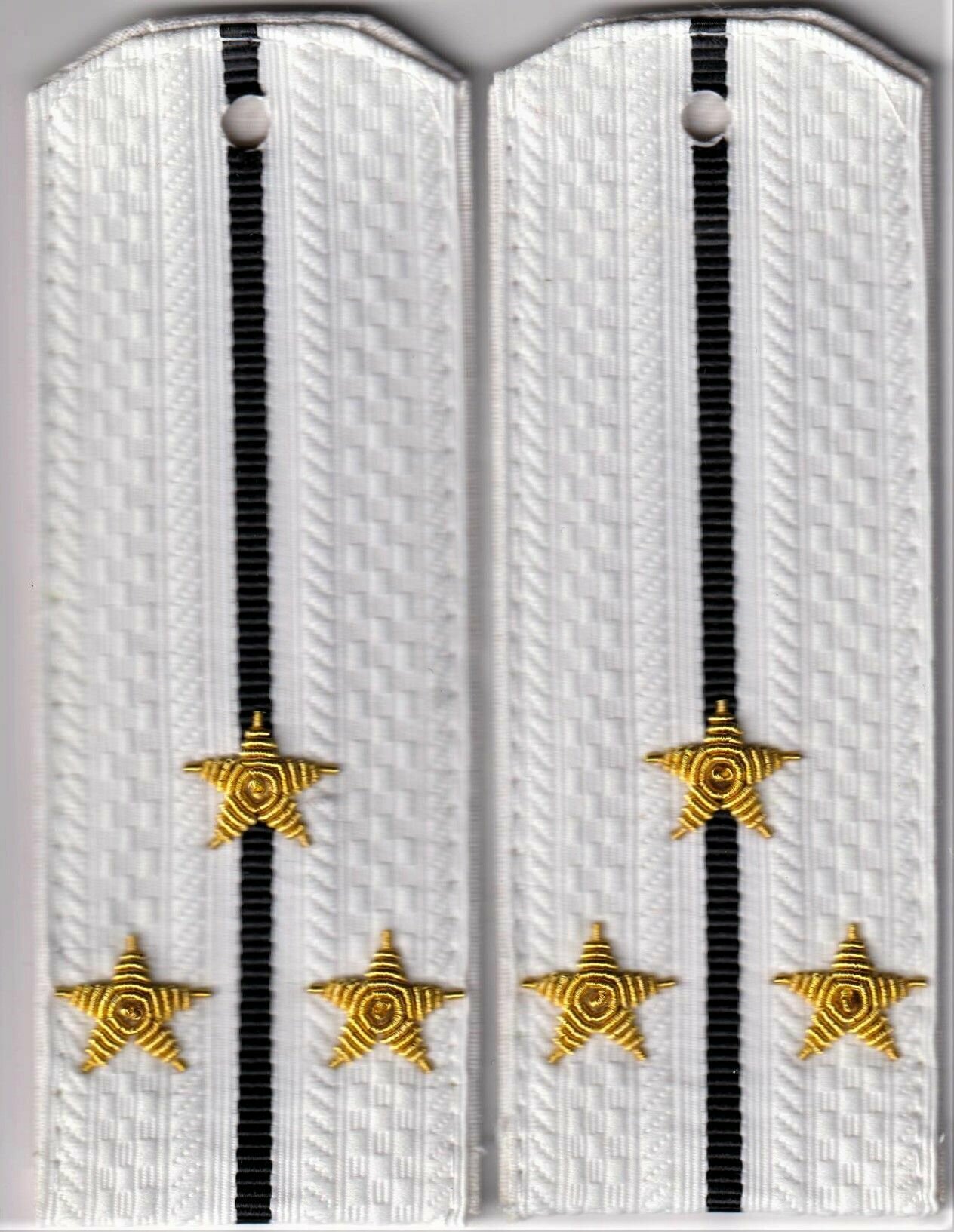 Погоны ВМФ на белую рубашку, старший лейтенант