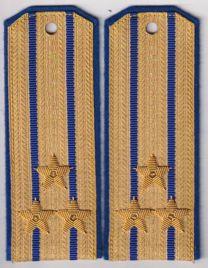 Погоны латунь ФСБ парадные, полковник