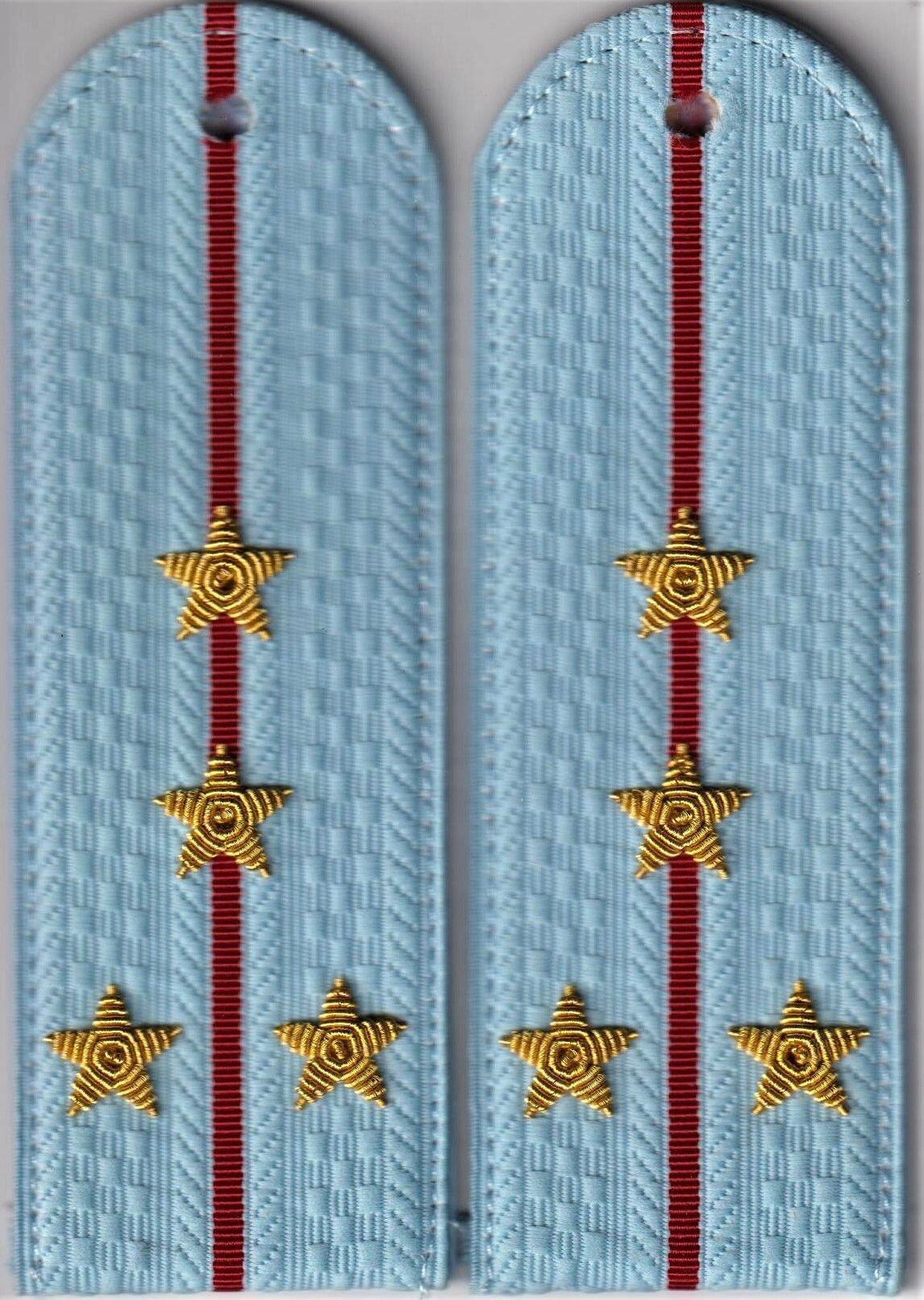 Погоны полиции на рубашку (на пластике), капитан