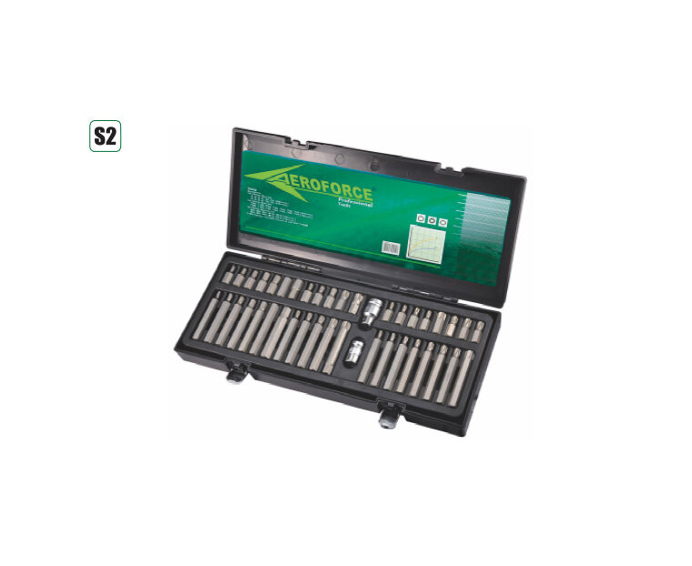 Набор вставок-бит 42 предмета AE-S5642 AEROFORСE