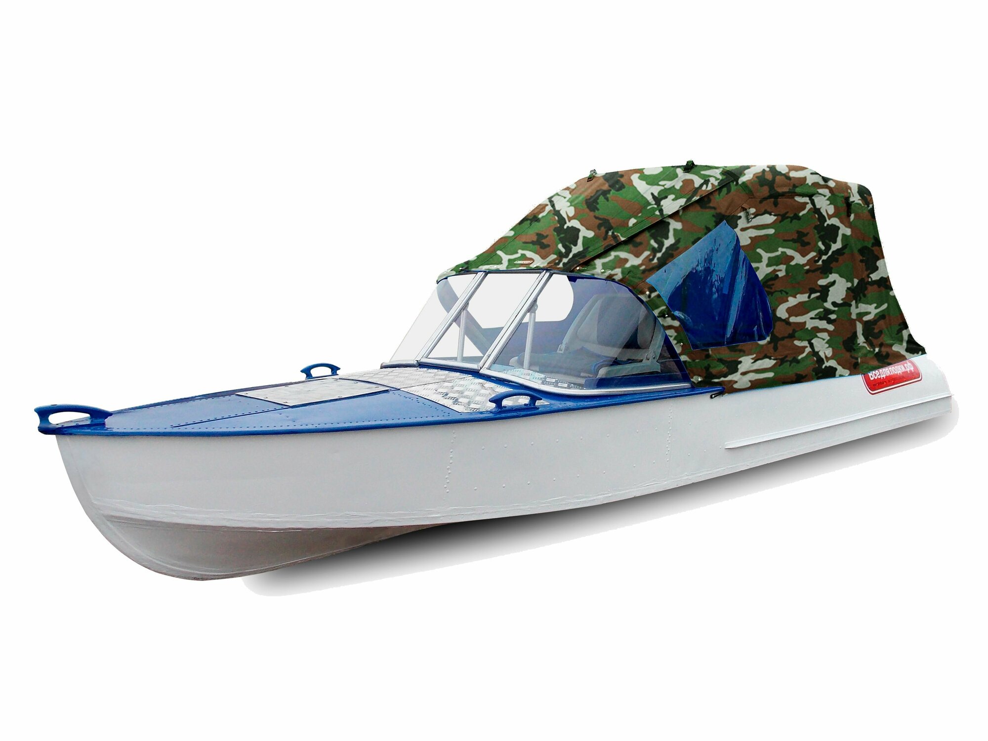 Казанка 1955. Комплект стекло с калиткой, тент, дуги