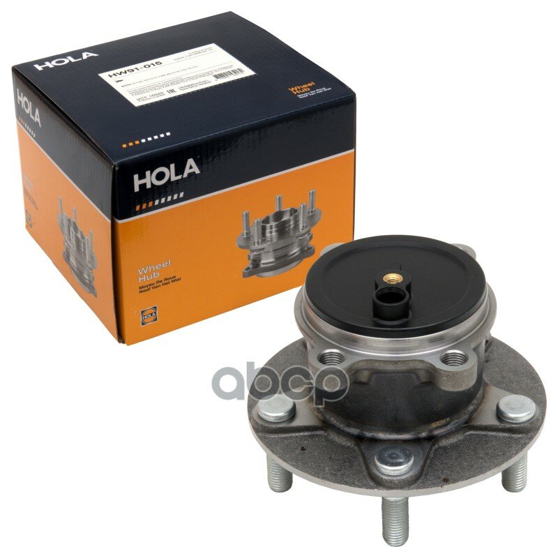 Ступица в сборе MAZDA CX-5 (KE, GH) (12-17), 3 (BM, BN), 6 (GJ, GL) (12-) с датчиком ABS, задняя HOLA арт. HW91015