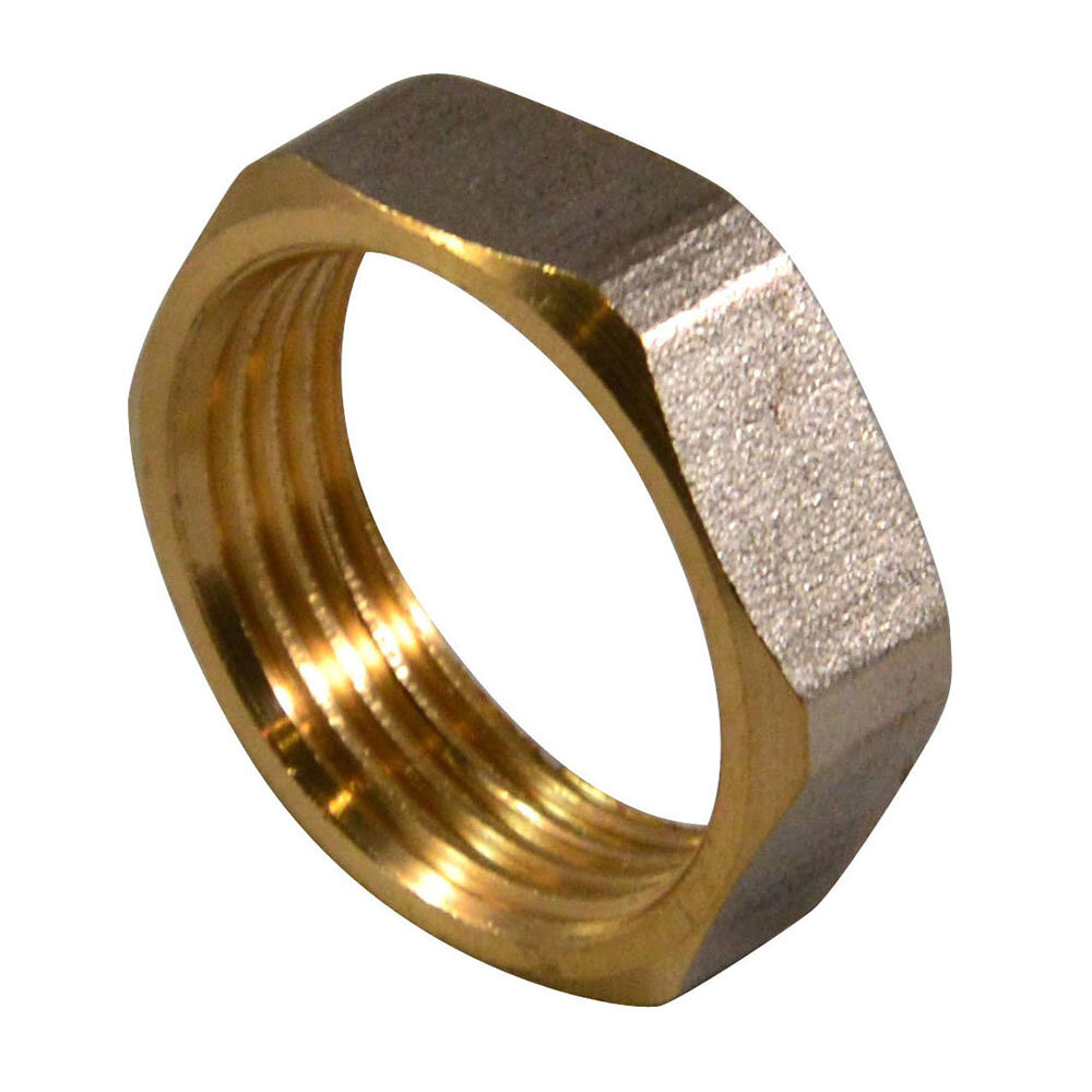 Контргайка СТМ 1/2" РВ латунь никелированная