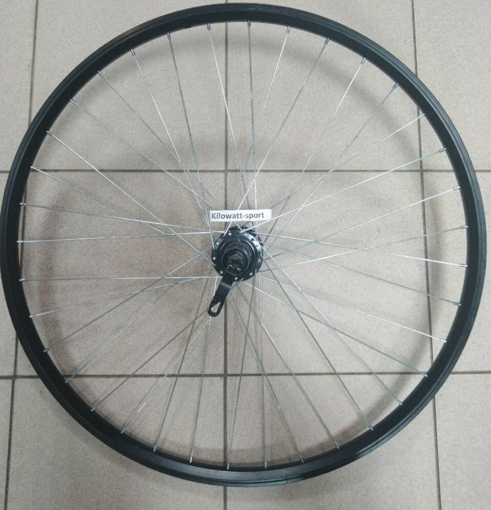 Колесо 29" заднее, эксцентрик, дисковый тормоз, двойной обод, кассета