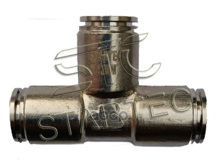Фитинг тройник под трубку ПВХ, полиамид d=6мм латунь/никель STARTEC STARTEC арт. INF.11. MPUT06