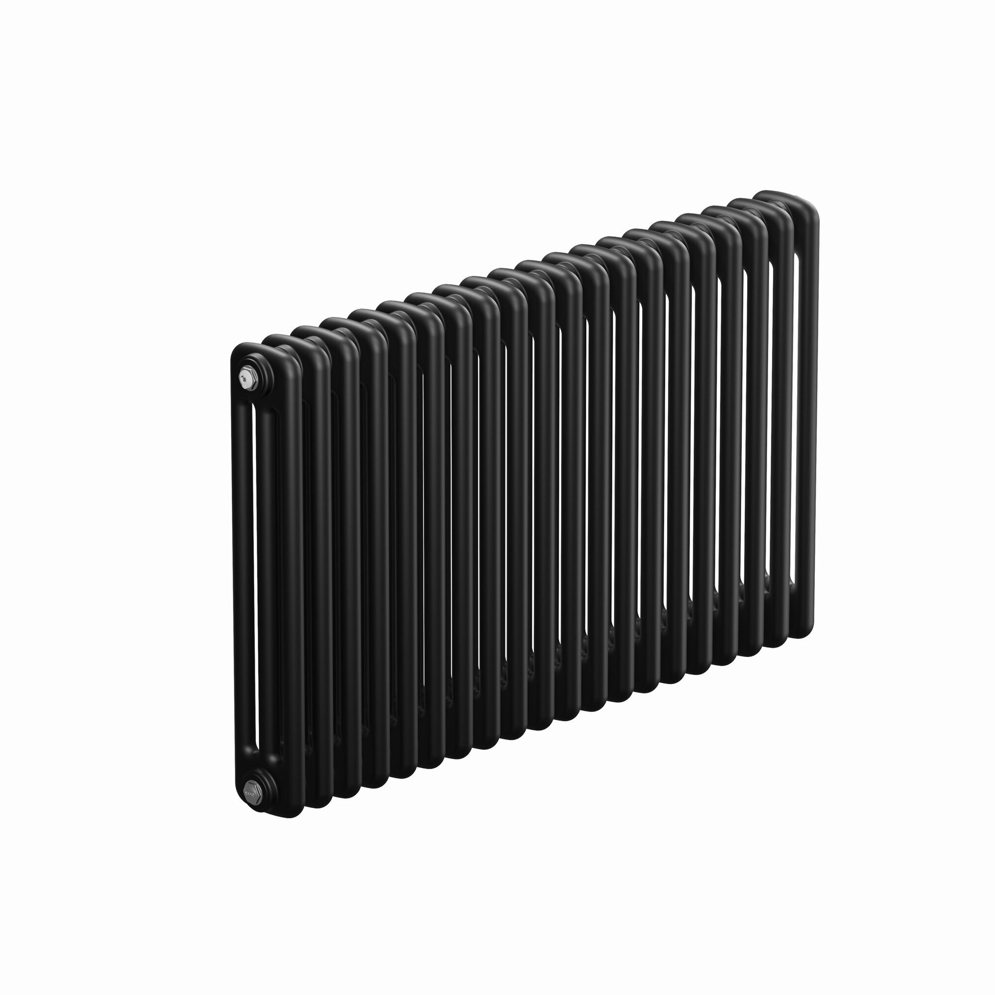 Радиатор трубчатый Rifar TUBOG 3037 х 20 секции, боковое подключение, цвет Антрацит (черный)