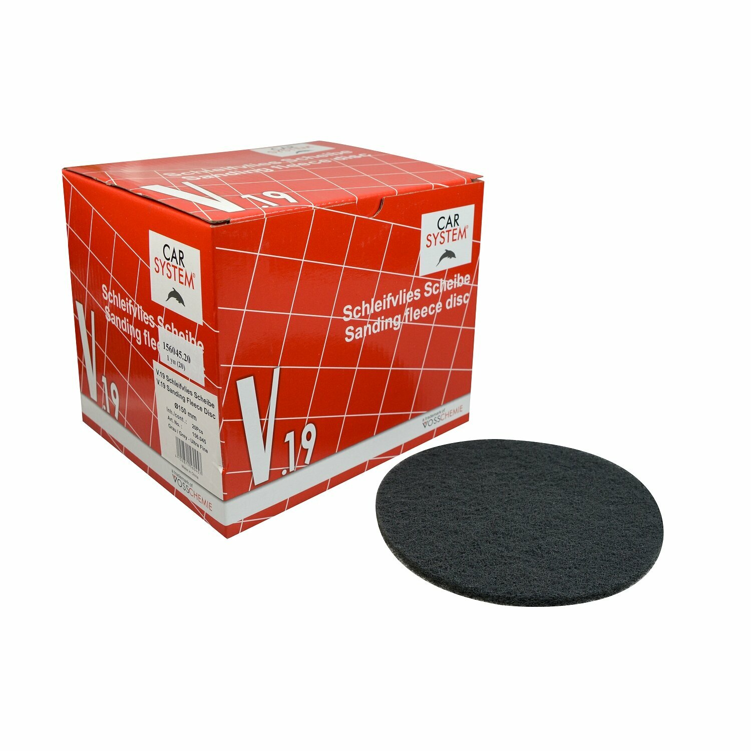 Круг матирующий V.19 Ultra Fine, D-150 мм, серый, ультатонкий (уп.=20шт.)