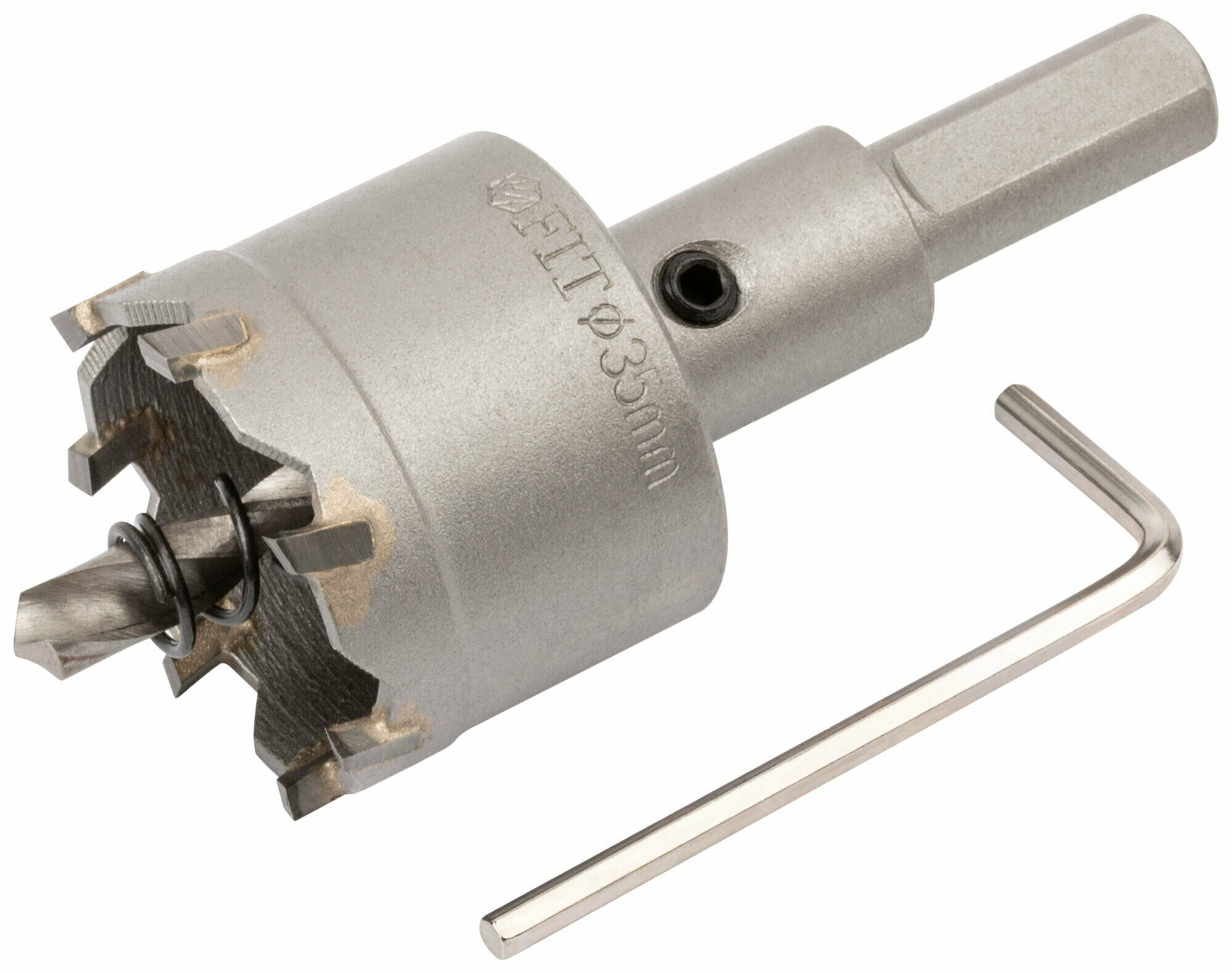 Коронка кольцевая с карбидными вставками Профи (для отверстий в нержавеющей стали) FIT 35 мм