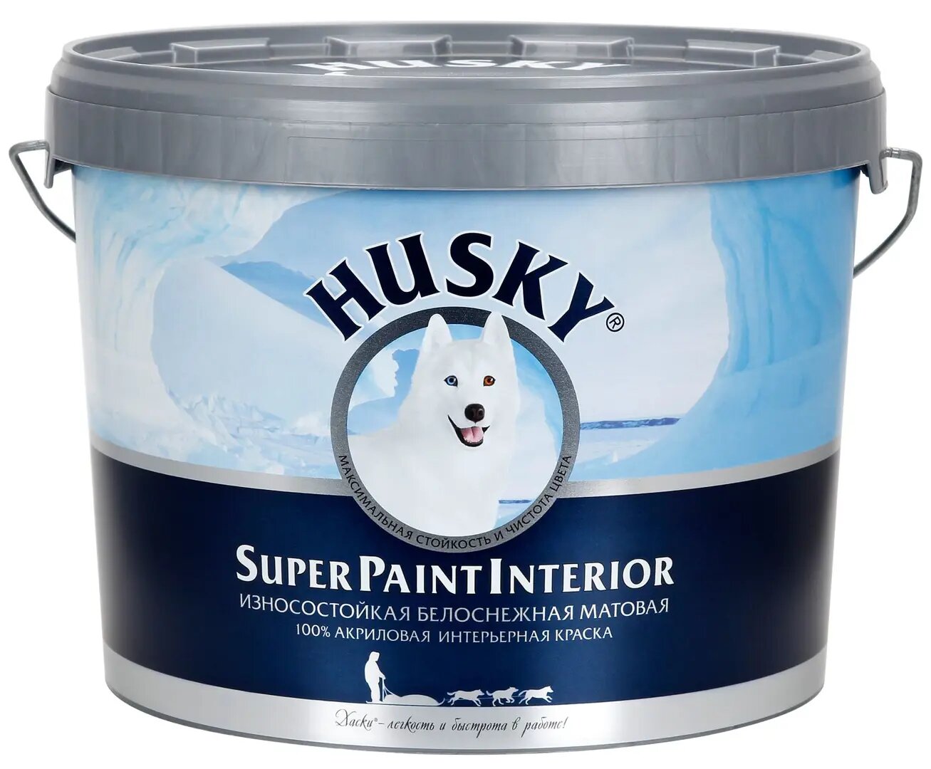 Краска интерьерная Husky Super Paint Int цвет белый 10 л