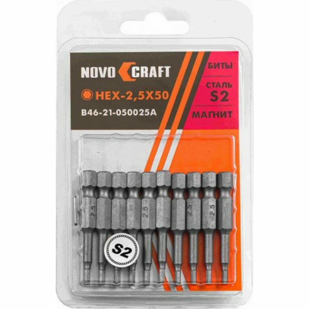Биты для шуруповерта NOVOCRAFT в46-21-050025a