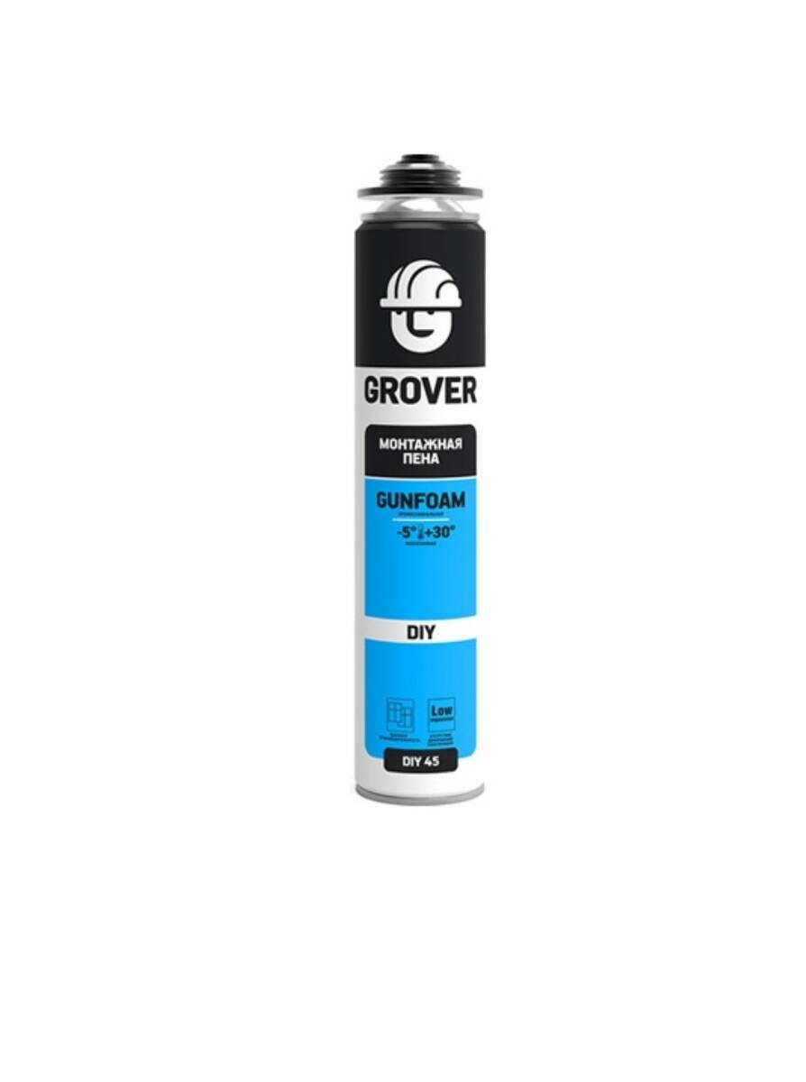Монтажная профессиональная пена Grover DIY45 0,75 л GRF409