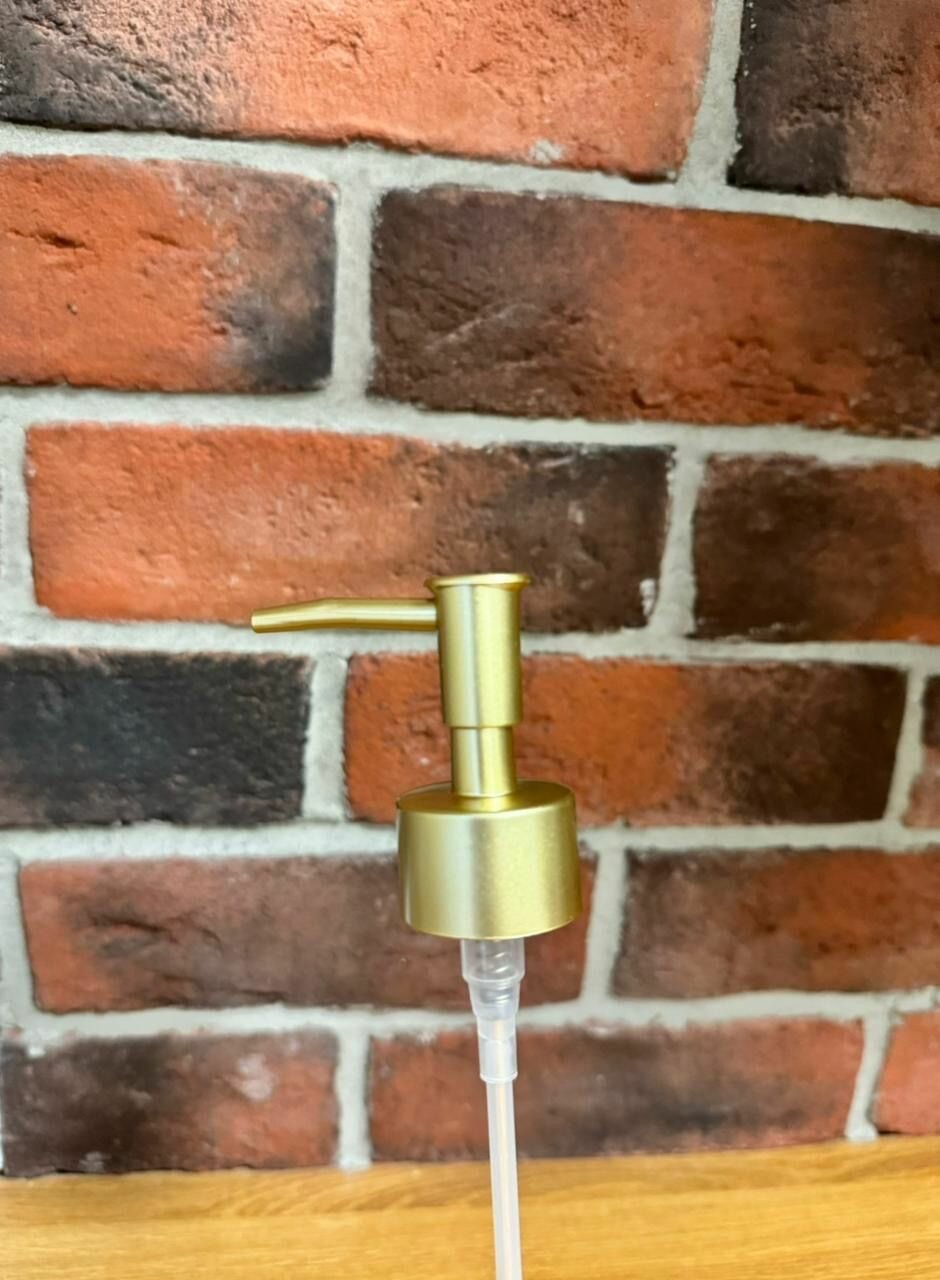 Помпа для диспенсера, дозатора для жидкого мыла "Золото" 28мм